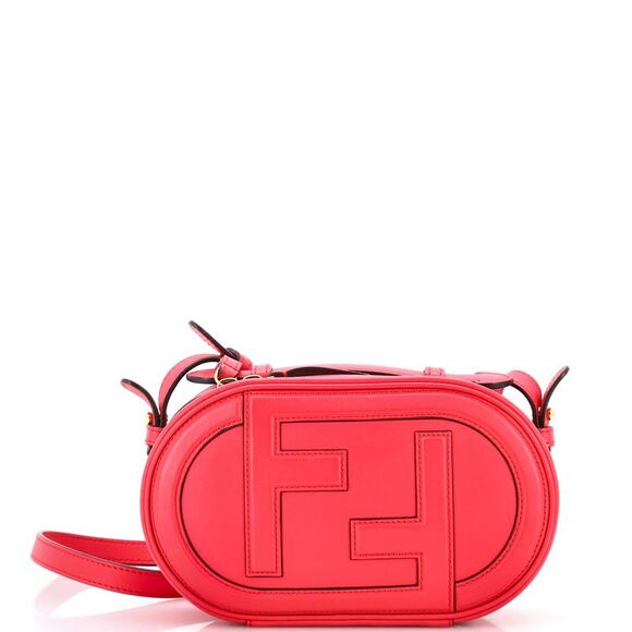 Fendi | Bags | Fendi Olock Camera Bag Leather Mini Pink | Poshmark